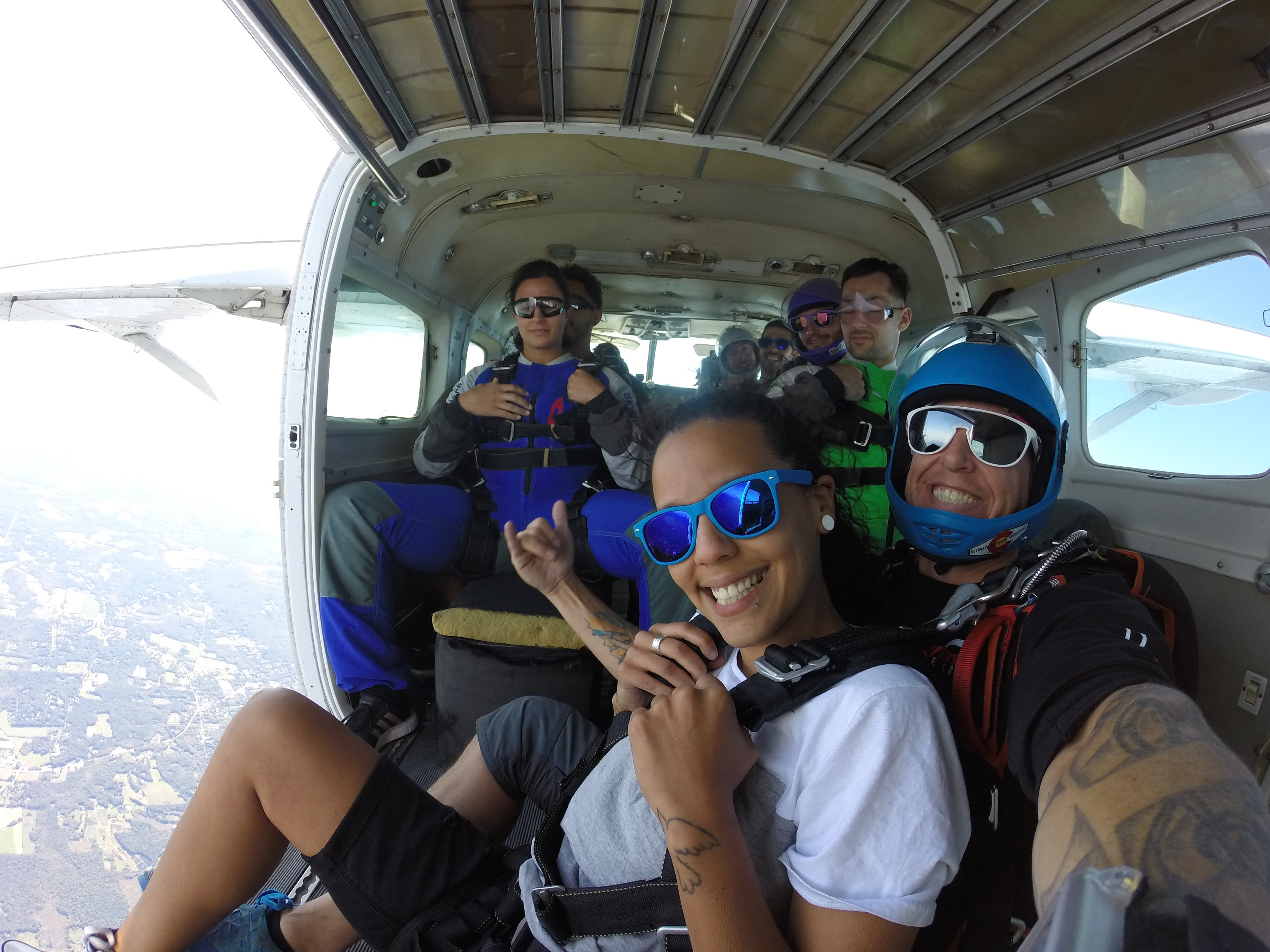 Skydiving Plane Interior